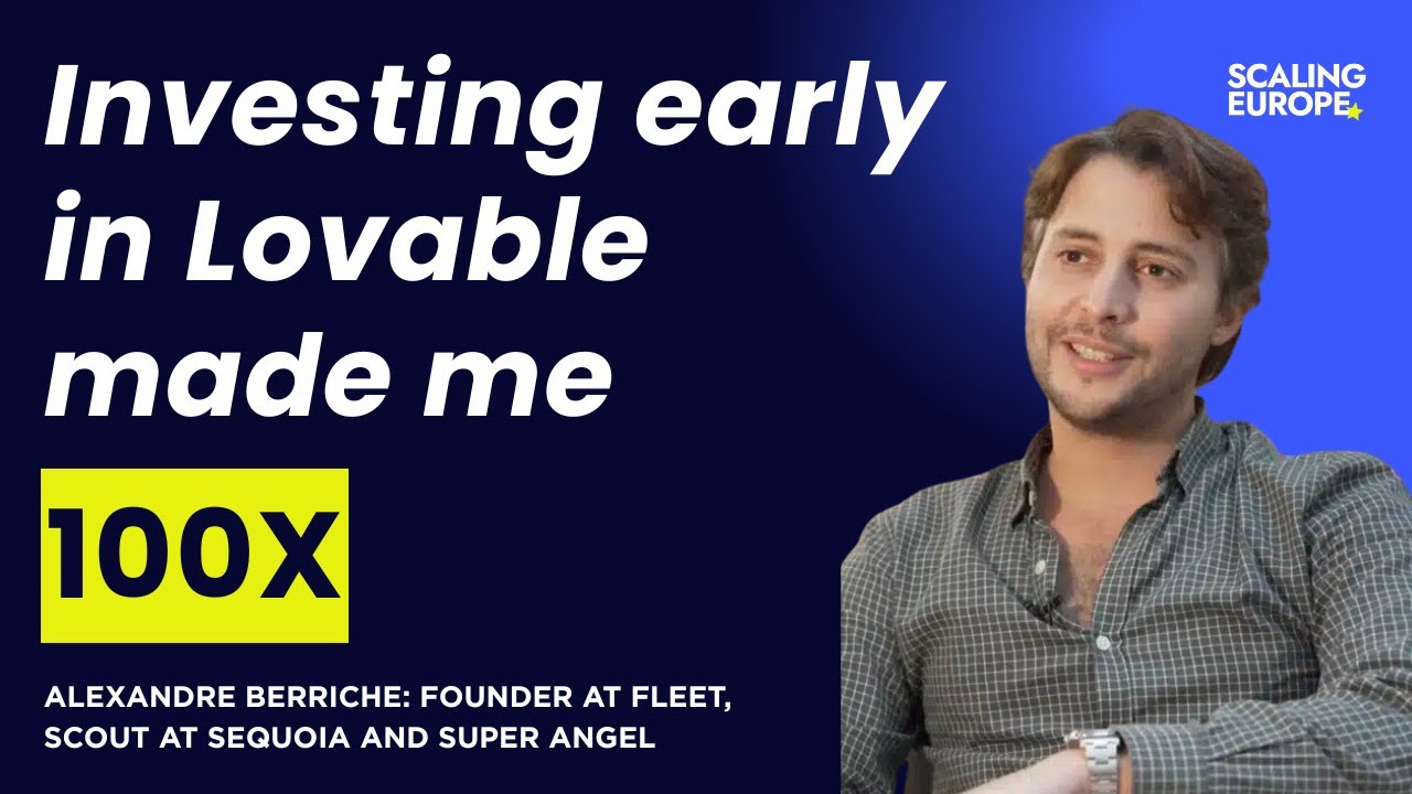 Alexandre Berriche: Founder at Fleet, Scout at Sequoia and Super Angel ...