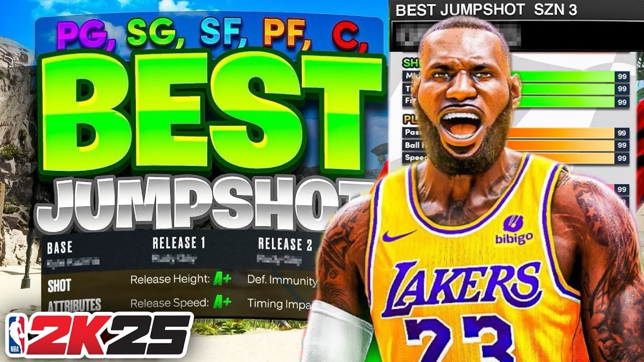 *NEW* BEST JUMPSHOTS in NBA 2K25 from EVERY YouTuber (Joe Knows ...