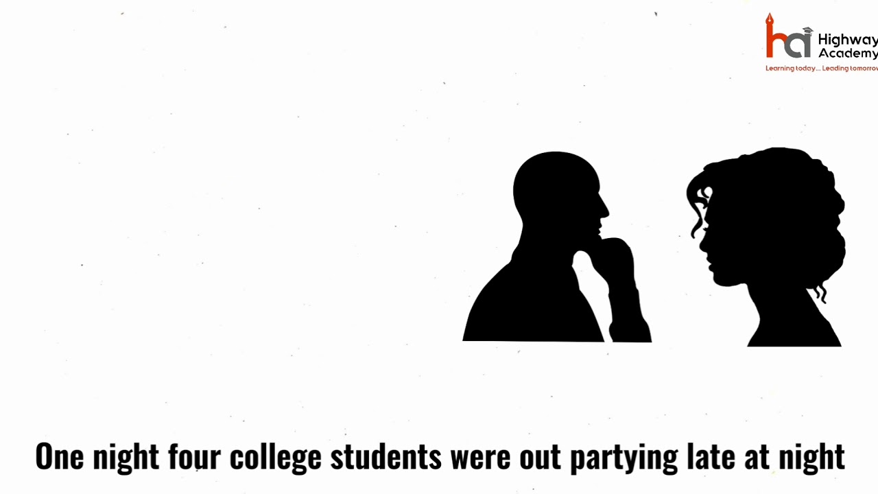 Short story: The four smart students [English-Arabic] - YouTube