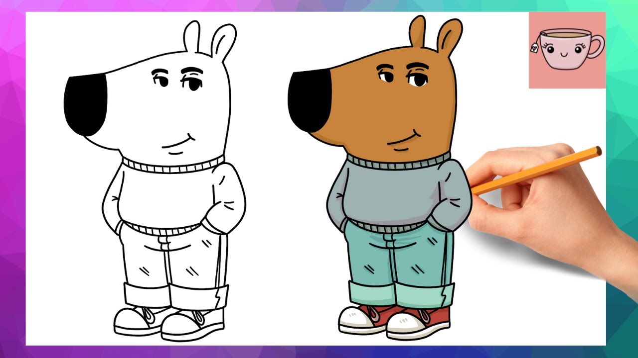 How To Draw Chill Guy Meme | Easy Drawing Tutorial - YouTube