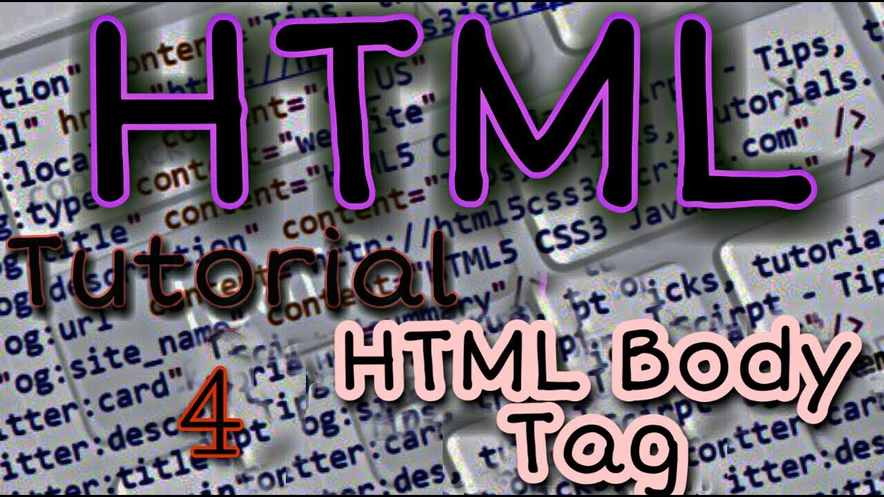 HTML Head Tag For Beginners Tutorial 4 YouTube HTML Head Tag For Beginners Tutorial 4 YouTube
