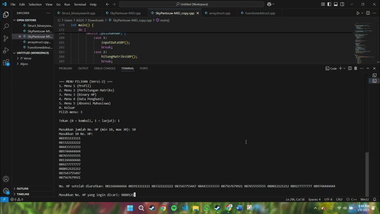 Algoritma & Pemrograman 2 - Aplikasi 5-in-1 - YouTube
