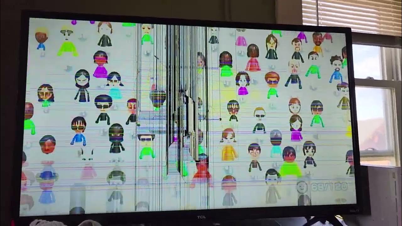 The 120 Miis I have left in Mii Parade on my Broken TV - YouTube