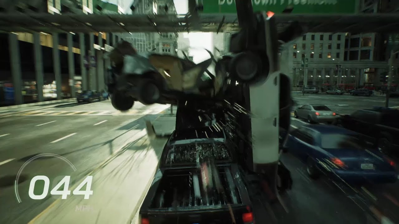 The Matrix Awakens PS5 - 100+MPH Pickup Trucks VS Cars Crash - Unreal ...
