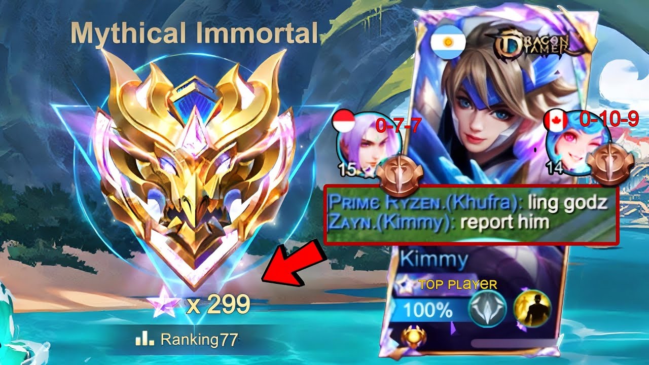 LAST MATCH BEFORE 300 STARS | MYTHICAL IMMORTAL GAMEPLAY - MLBB - YouTube