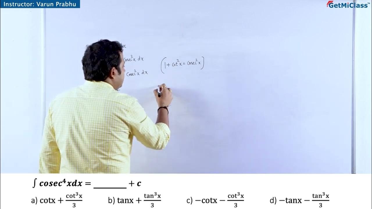 Trigonometric Identities Simplified by Varun KCET 12th Mathematics Integral Calculus - YouTube