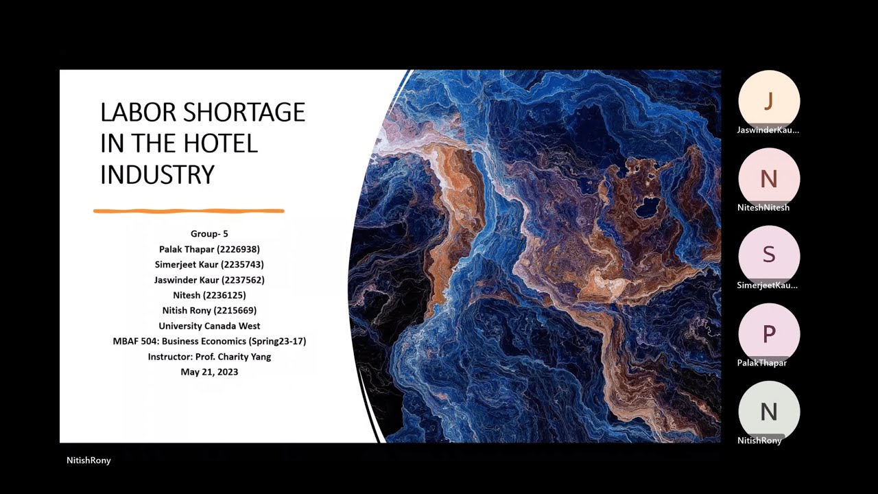 Labour Shortage in Hotel Industry (Presentation) - YouTube
