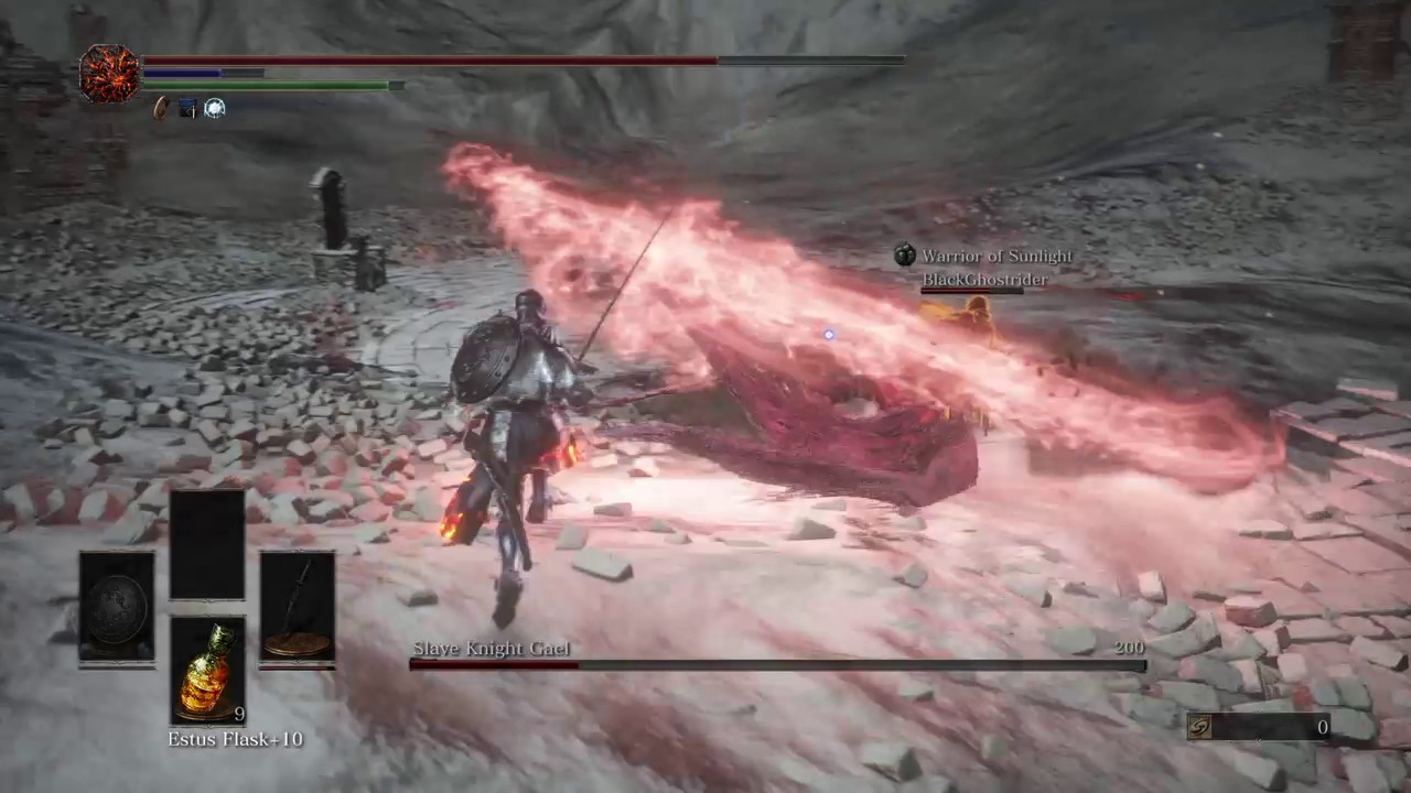 DARK SOULS™ III The Ringed City: Final Boss, Slave Knight Gael - YouTube