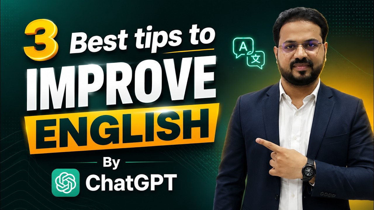 3 Best Tips to Improve Your English By ChatGPT | Learn English Faster ...