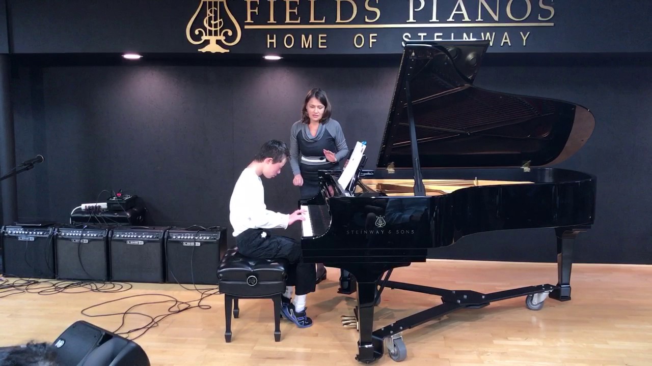 Danny's First Piano Recital (HD) - YouTube