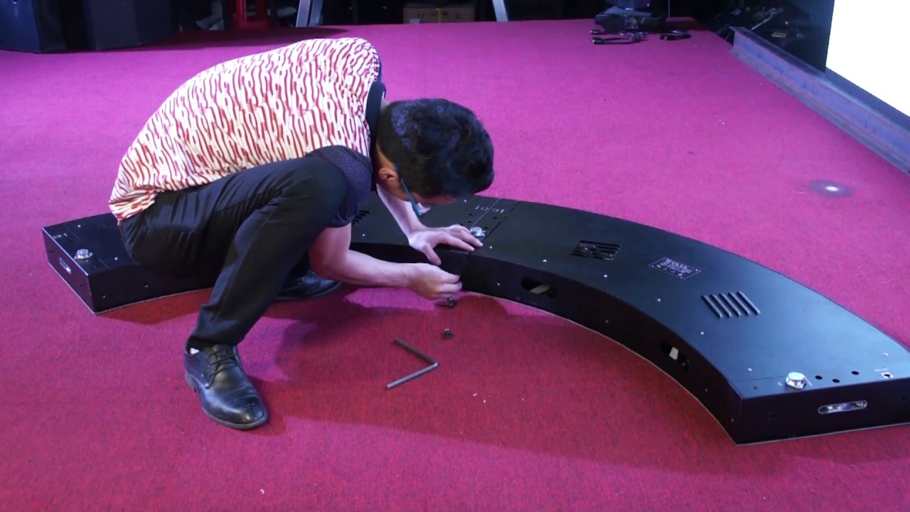 LED ring display - YouTube