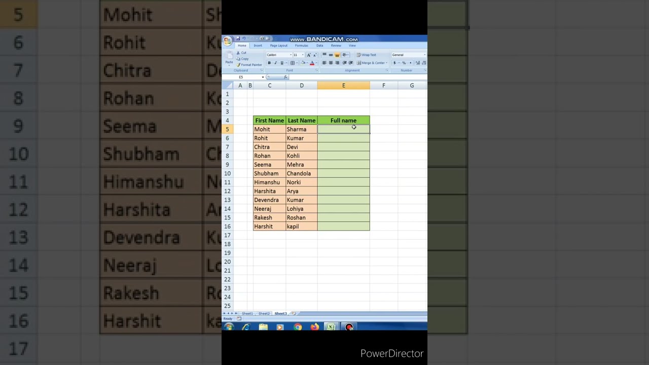 Combine Two Cell s Data In One Cell Excel Trick shorts excel Combine Two Cell s Data In One Cell Excel Trick shorts excel