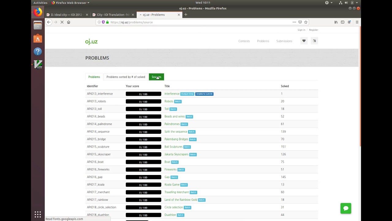 IOI 2012 Day 2 Virtual - YouTube