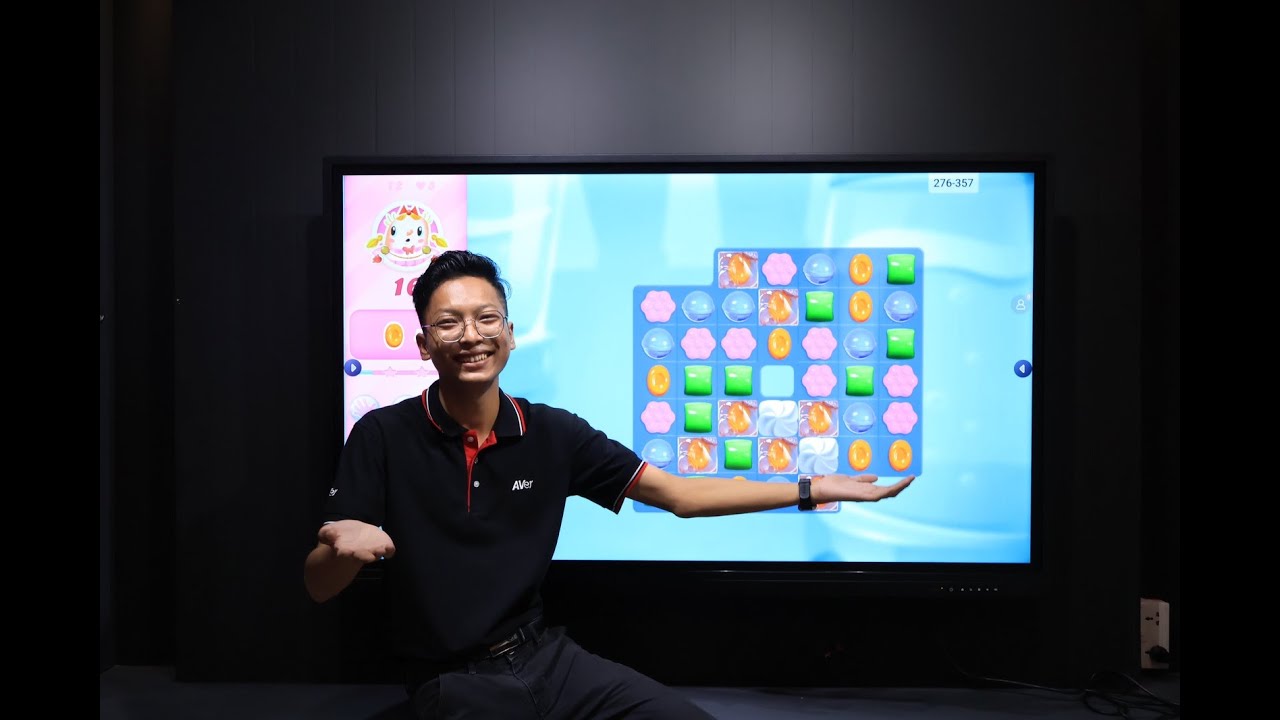 AUO - Jector Interactive Display(Electronic Whiteboard) နဲ့ Game ကစားမယ ...