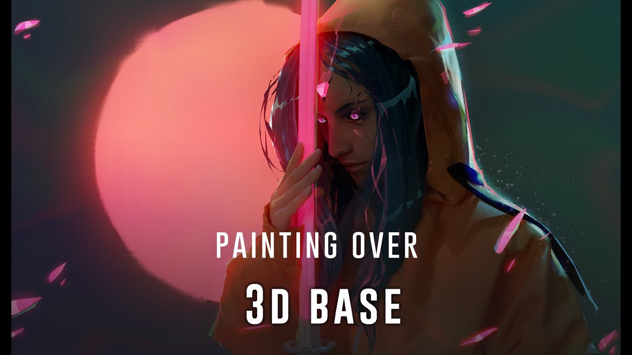 Painting Over 3D Face - YouTube