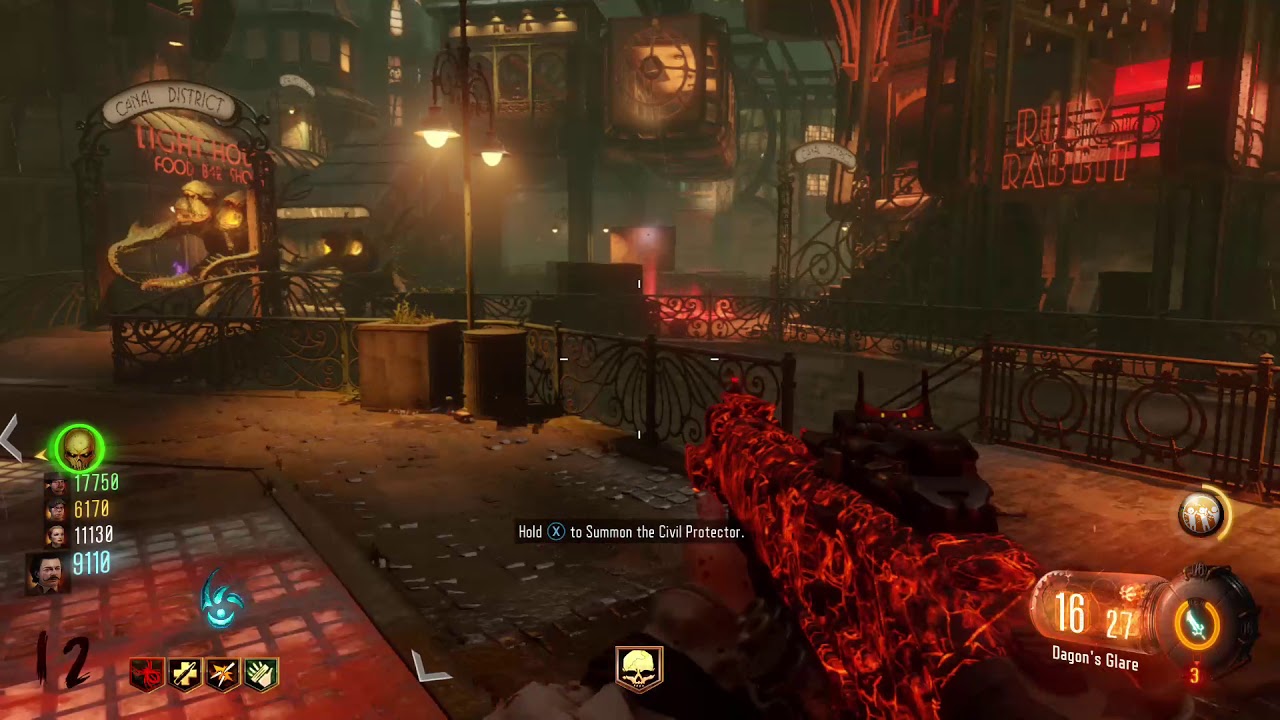 Black Ops 3 Zombies: Shadows of Evil - Double kill Margwa with civil ...