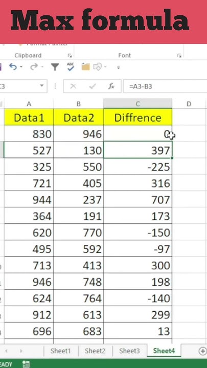 Max formula in Excel/Excel Interview Question Tips 💯#excel #exceltips #exceltricks # ...