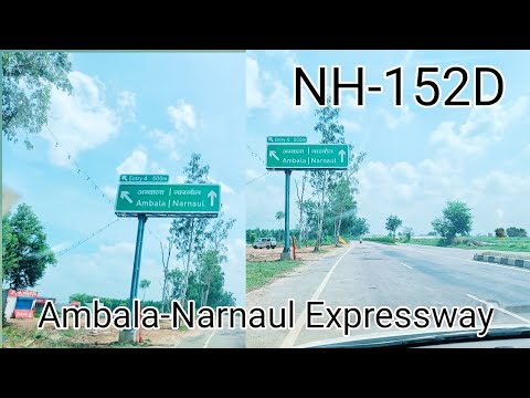 Trans Haryana expressway//NH-152D Narnaul-Ambala//NH-152D First visit # ...