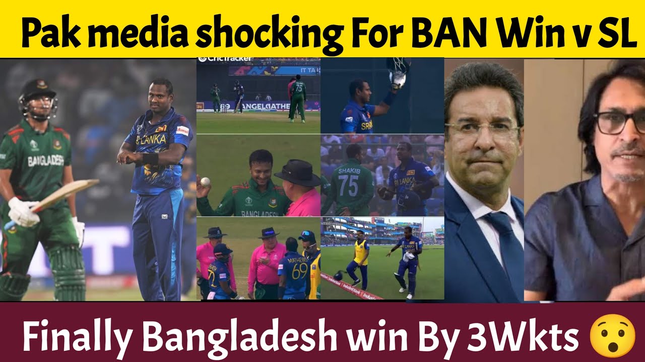 OMG,Angelo Mathews first time Timed Out, Bangladesh win by 3 wickets ...