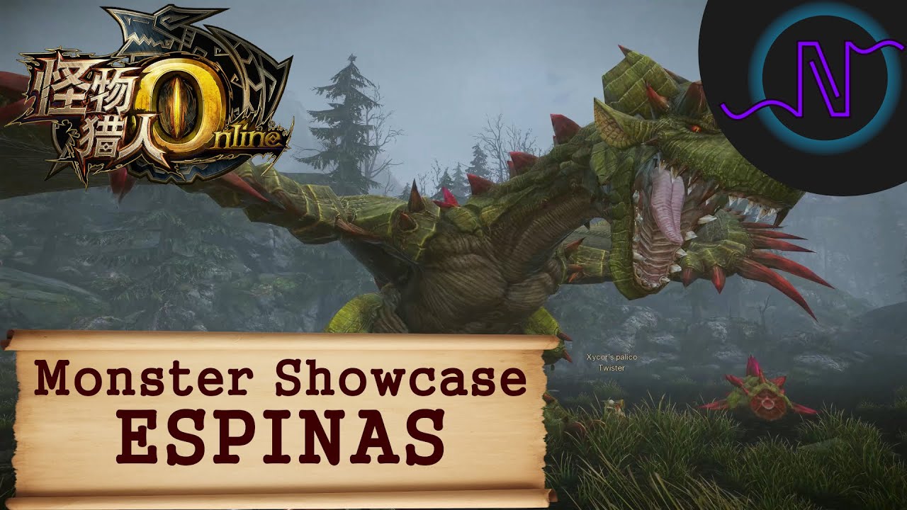 Espinas - Monster Showcase - Monster Hunter Online - YouTube