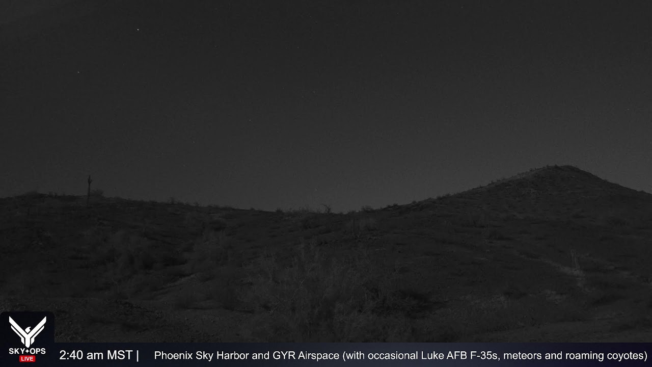 LIVE Desert + Starry Night Sky | Arizona - YouTube