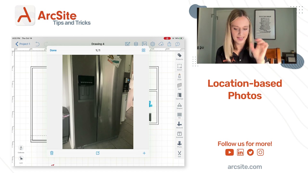 How to Take Location-Based Photos | ArcSite Tips and Tricks - YouTube