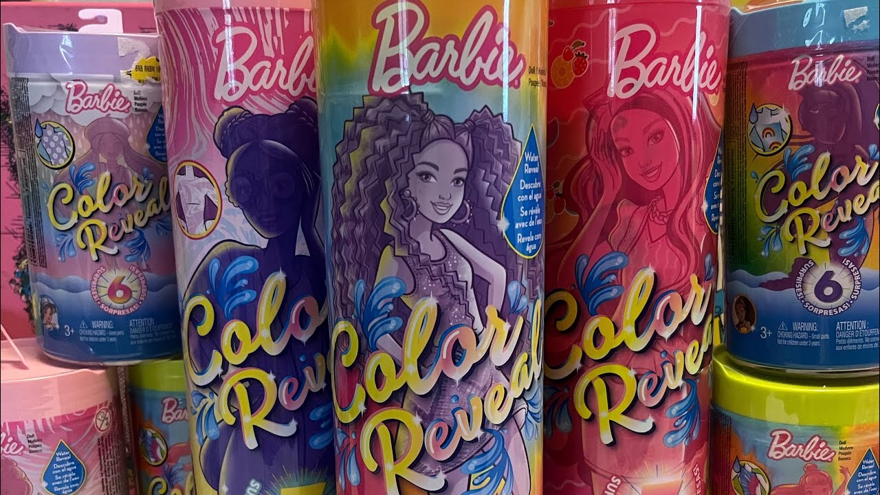 Barbie Color Reveal - Neon Party - TieDye Series #2 - YouTube