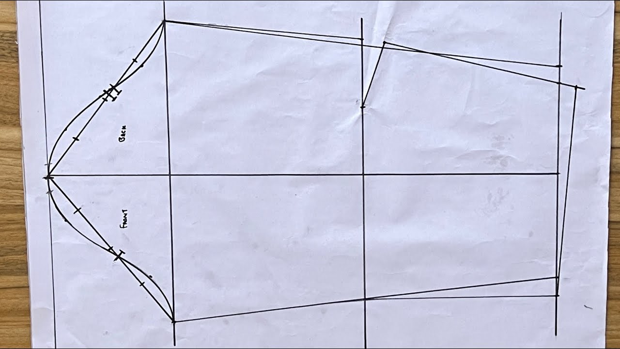 How To Draft The Basic Sleeve - YouTube