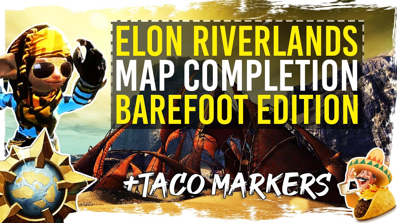 Guild Wars 2 - Elon Riverlands Map Completion (Minimum-Mastery) with ...
