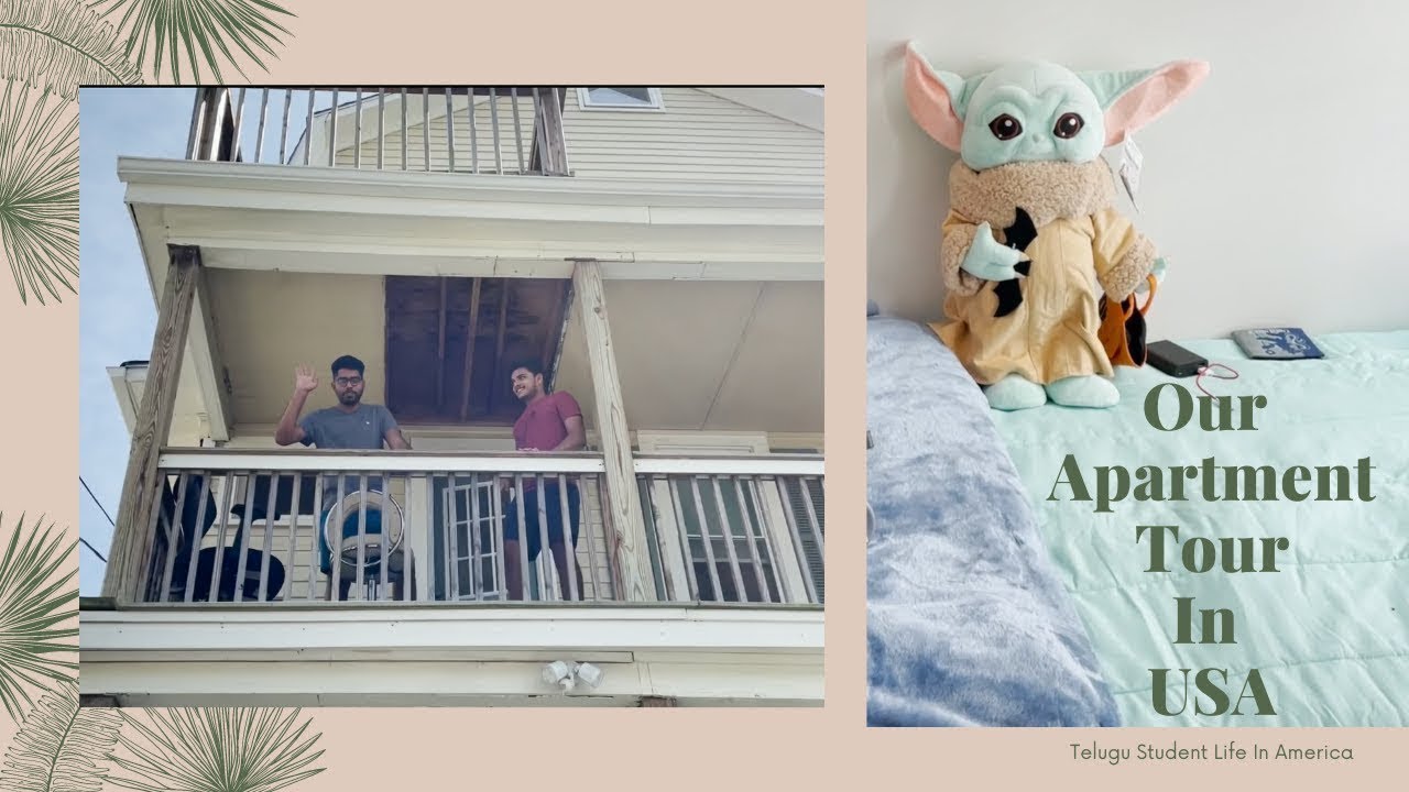 Usa Apartment tour |Indian student |Telugu vlogs from usa - YouTube