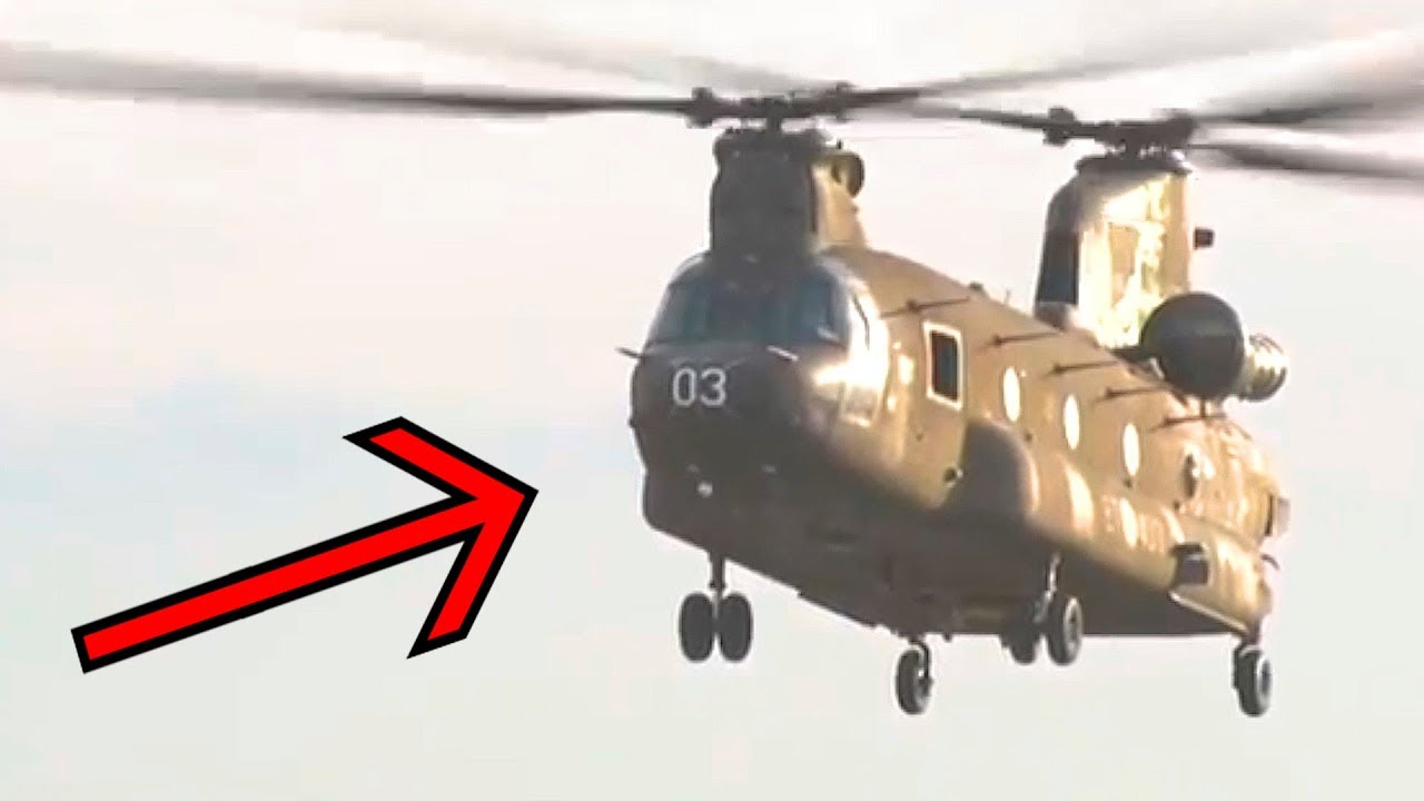 CH-47 Chinook Helicopter - Amazing Maneuvers - Emergency FALL saved ...