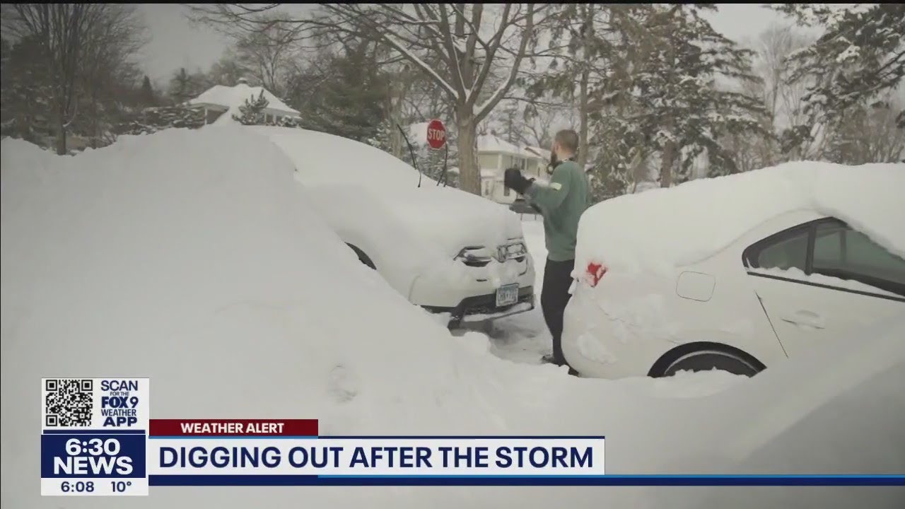Neighbors helping neighbors: Minnesotans dig-out after winter storm I ...