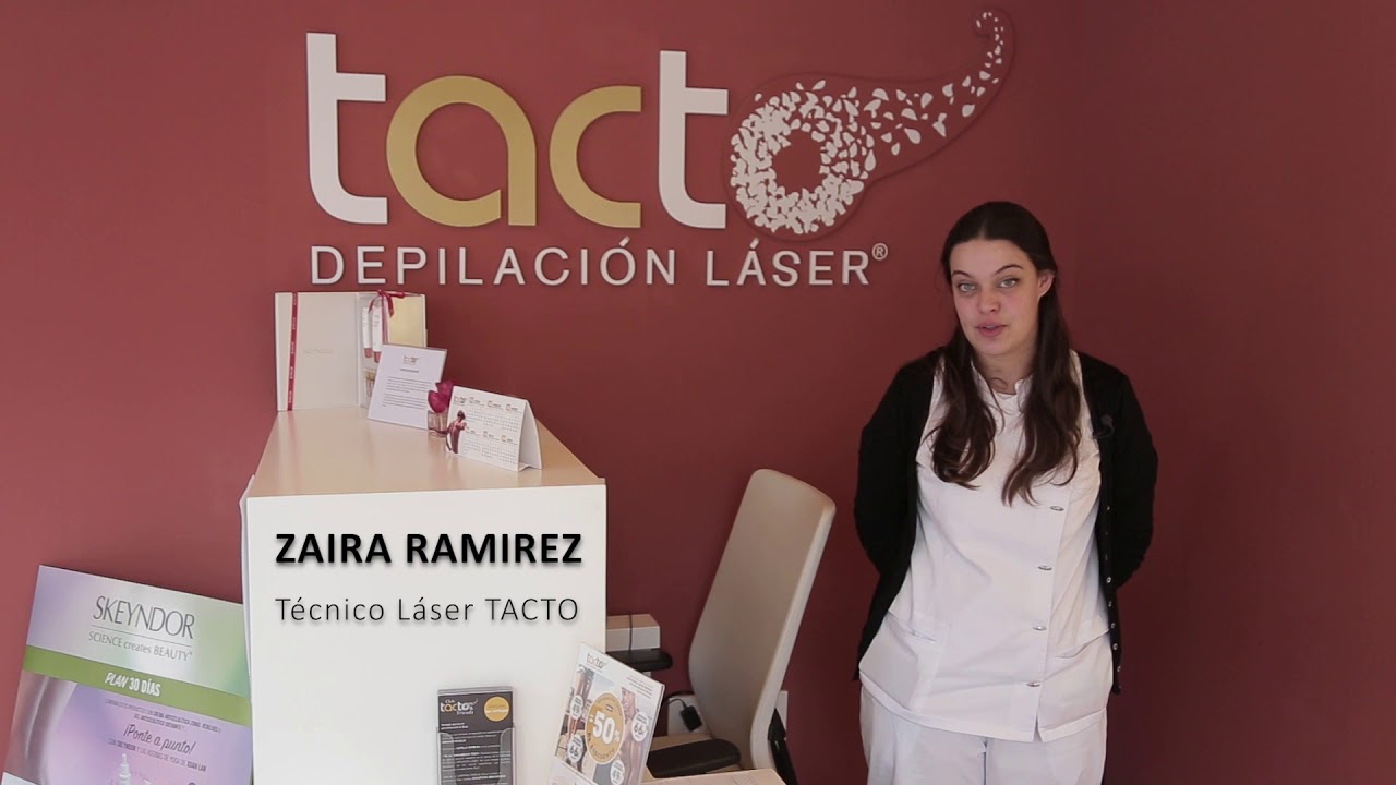 TACTO DEPILACIÓN LÁSER - YouTube