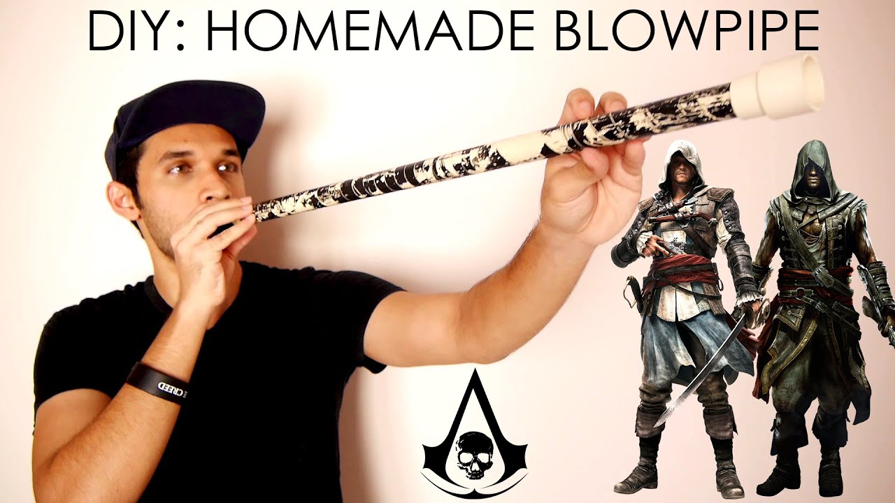 DIY BLOWPIPE INSPIRED BY ASSASSIN'S CREED BLACK FLAG - YouTube