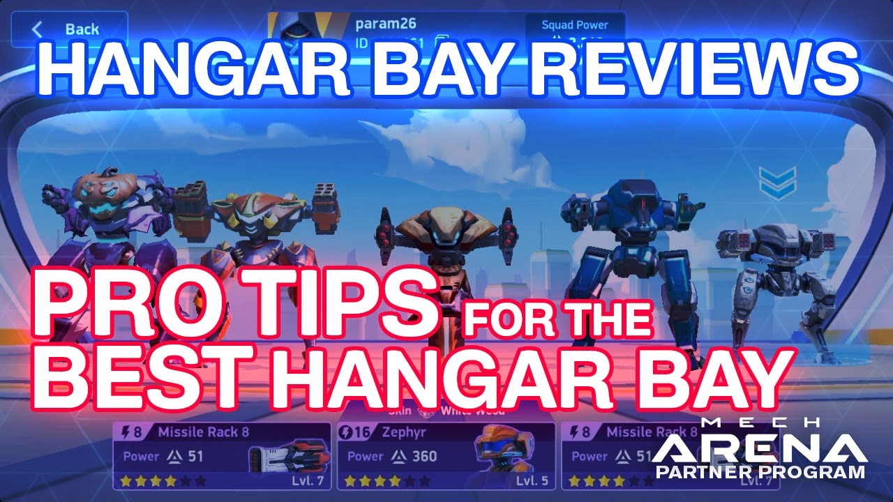 Player Hangar Reviews | Pro Tips for the Best Hangar | Mech Arena ...