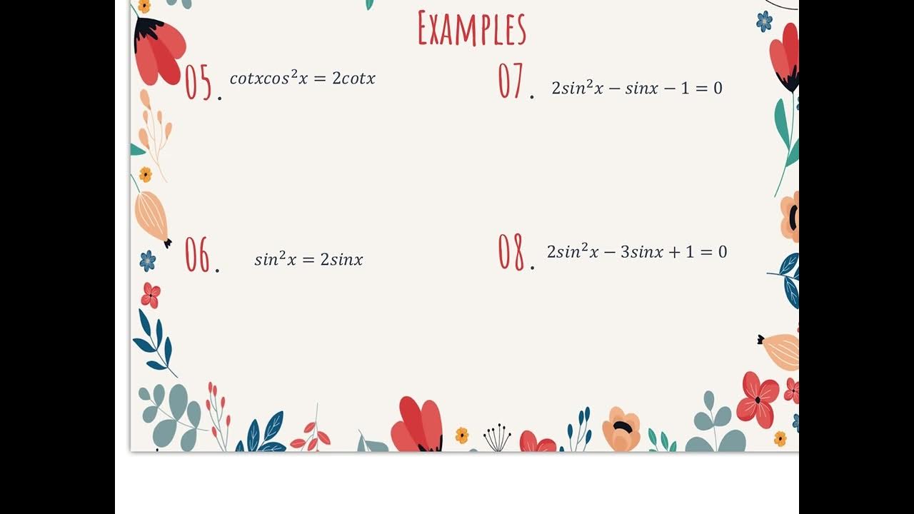 Chapter 7 Section 3_Solving Trig Equations - YouTube