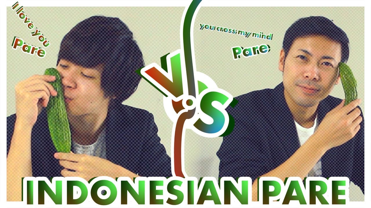 Japanese tries Indonesian pare for the first time - YouTube