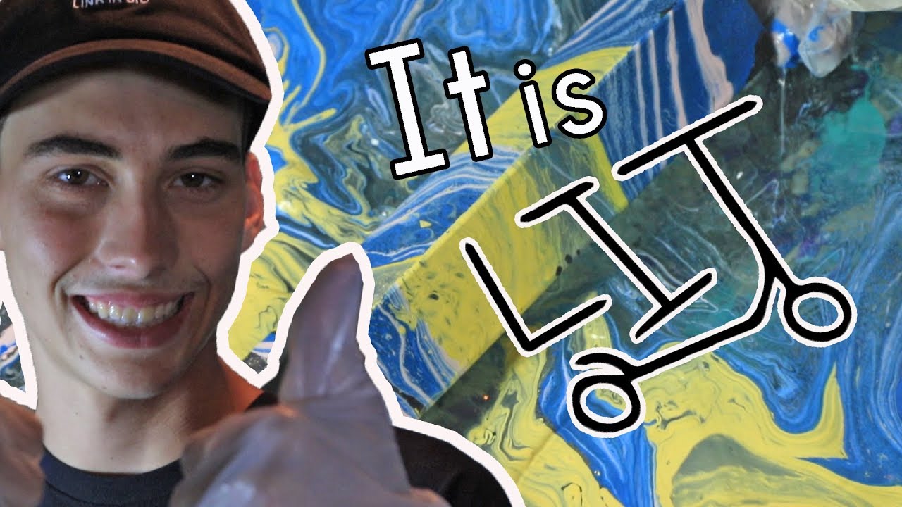 HYDROPDIPPING FURNITURE WITH UNDIALED - YouTube