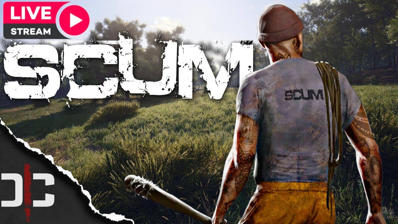 🔴LIVE - SCUM - Building our Base, Looting, & Learning the Ropes Again ...