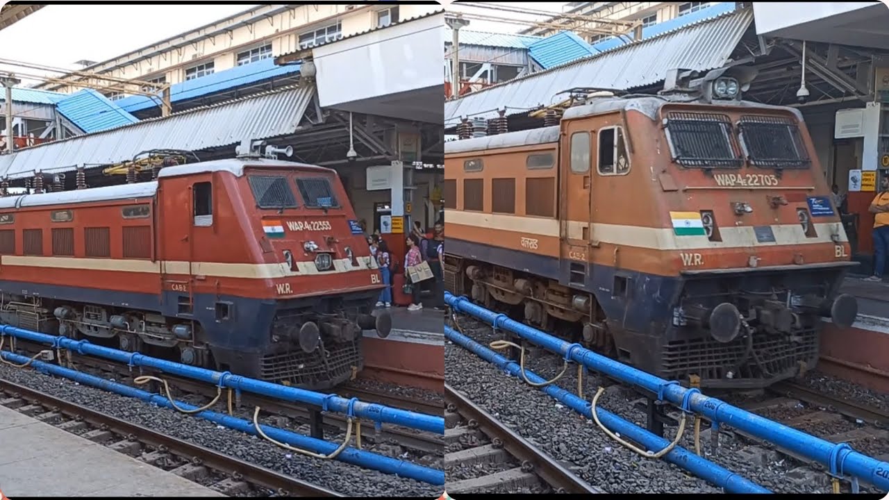 Back to back arrival of Premium Trains with Red Giant_12932 Double ...