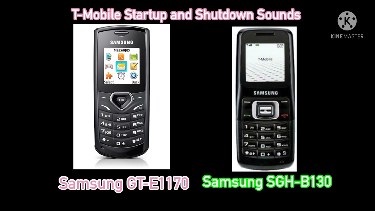 Samsung T-Mobile Startup and Shutdown Sounds (GT-E1170,E1150i SGH-B130 ...
