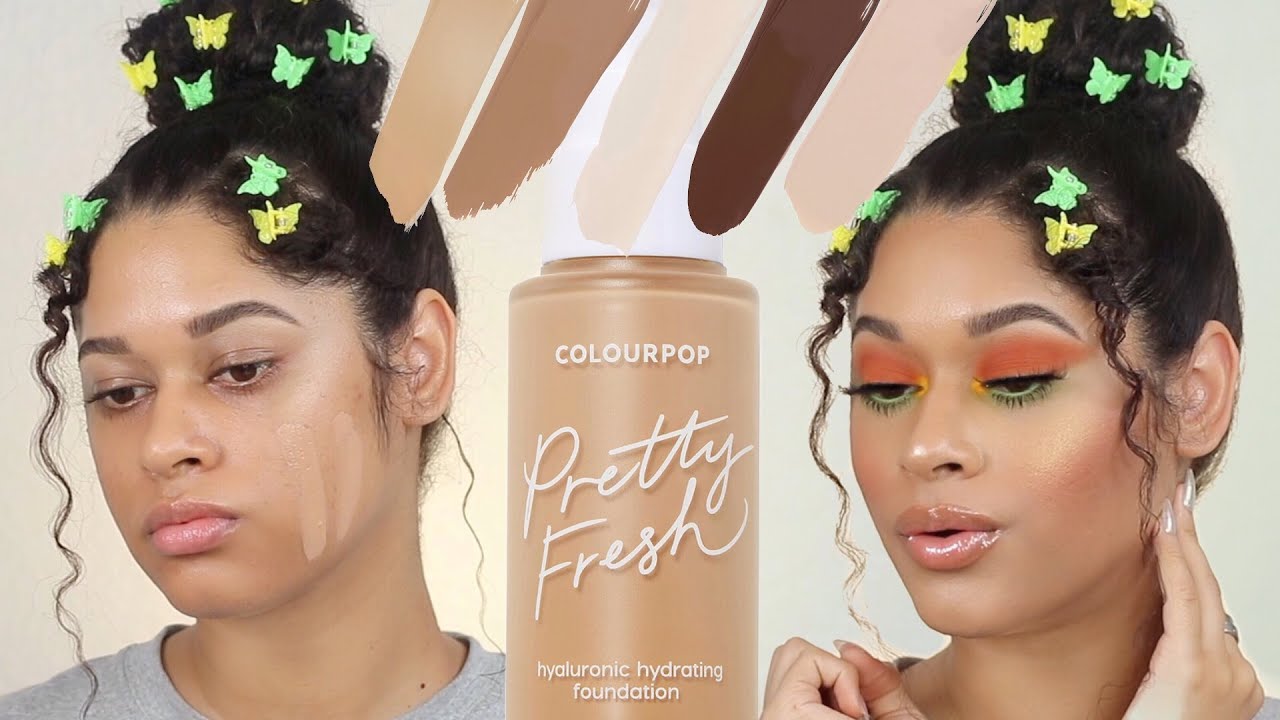 *NEW* COLOURPOP PRETTY FRESH FOUNDATION REVIEW | IS IT WORTH YOUR COIN ...