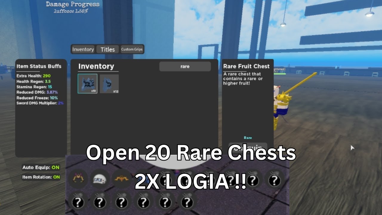 OPEN 20+ RARE CHESTS WITH 2X LOGIA ! | Grand Piece Online - YouTube