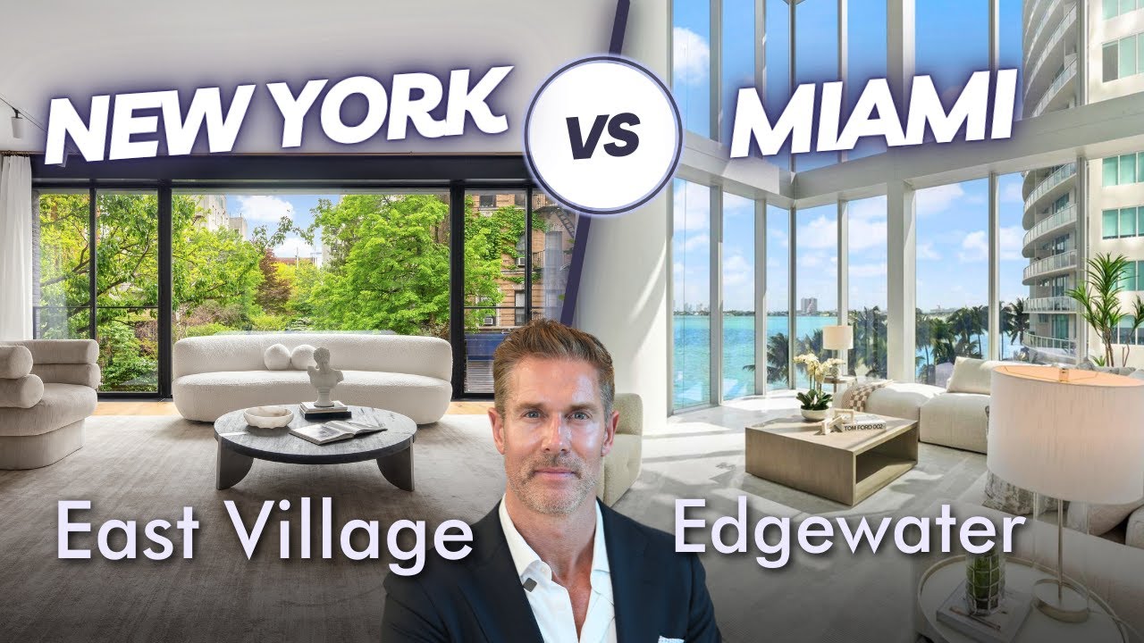 New York vs Miami: Luxury Living in Edgewater Miami 🏝️ vs East Village ...