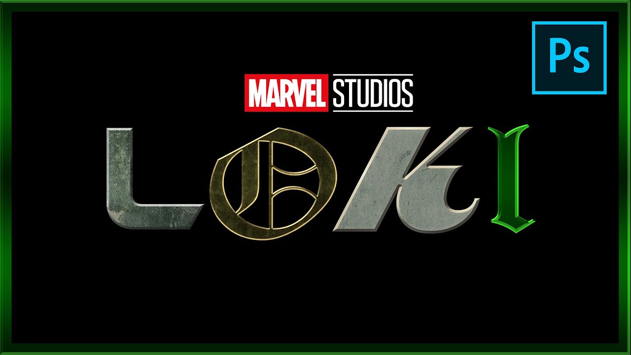 LOKI (2021) Estilo de Texto con PHOTOSHOP - YouTube