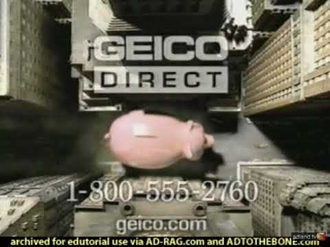 Geico - Pig (2001) - 0:150 (USA) - YouTube