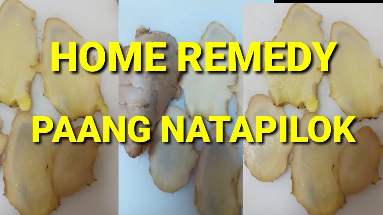 Home Remedy Paang Natapilok - YouTube