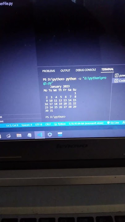Create A Calendar Using Python Programming Coding Programmingtutorials Programmingtips Youtube