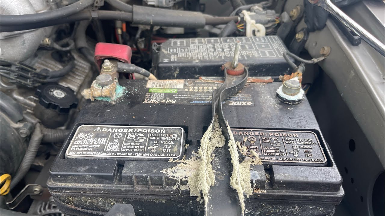 How to Clean Car Battery and Keep From Corrosion Again - YouTube