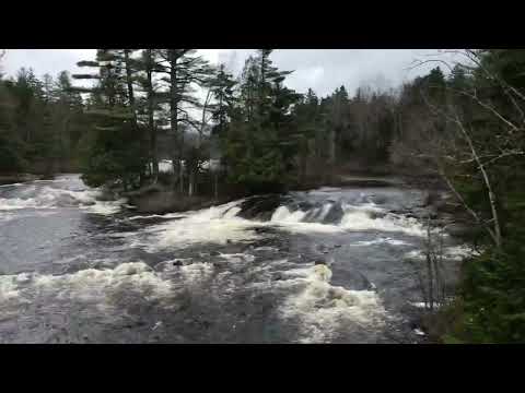 Car picnic at Bog River falls Tupper Lake NY - YouTube